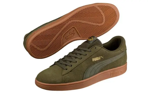 PUMA Smash V2 Low Top Casual Sneakers - Green