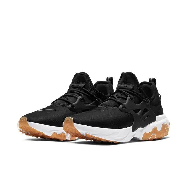 Nike React Presto " Gum" Sneakers - Black