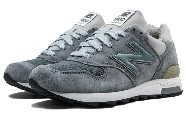 NEW BALANCE 1400 Made In Usa Suede Sneakers - Grey