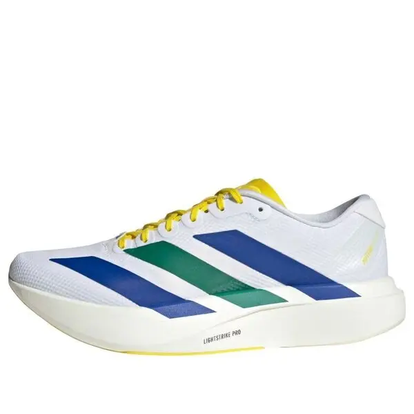 Adidas Adizero Evo Sl Woven - Cloud White/yellow/royal Blue