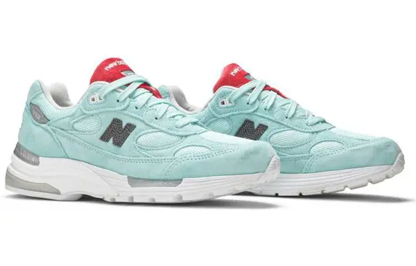 NEW BALANCE Kith X 992 Made In Usa 'light Reef - Light Blue
