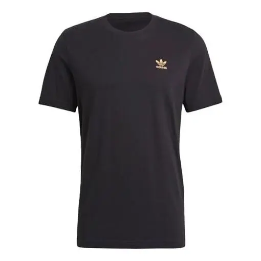Adidas Originals Casual Breathable Sports Round Neck Short Sleeve - Black