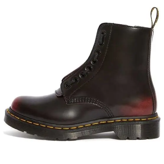 Dr. Martens Pascal Front Zip Boots - Red