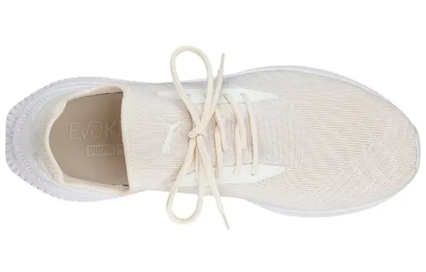 PUMA Evoknit Lace Up Sneakers - White