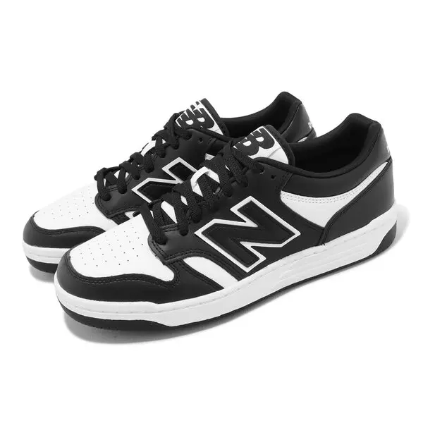 NEW BALANCE 480 Lace Up Sneakers - White/black