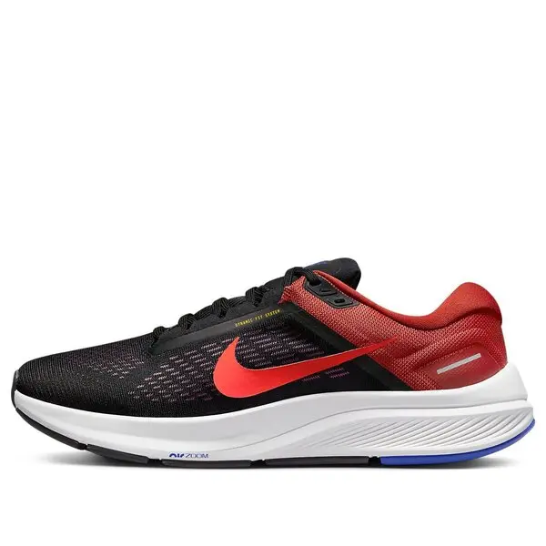 Nike Zoom Structure 24 Low Top Sneakers - Black/red
