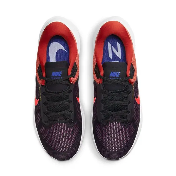 Nike Zoom Structure 24 Low Top Sneakers - Black/red