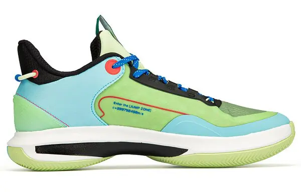 LI-NING Flashing Mid Sneakers - Green/blue