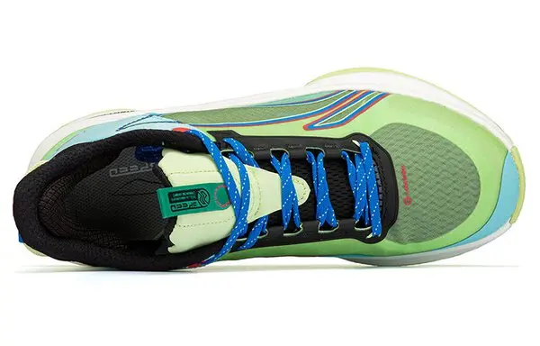 LI-NING Flashing Mid Sneakers - Green/blue