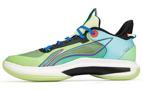 LI-NING Flashing Mid Sneakers - Green/blue