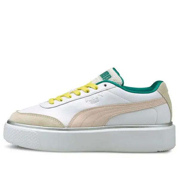 PUMA Oslo Maya Platform Sneakers - White/pink