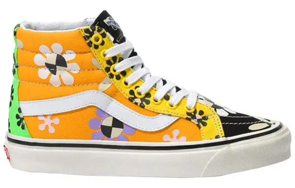 VANS Sk8-hi 38 Dx Anaheim Factory Psychedelic Floral High Top Sneakers - Multi-color
