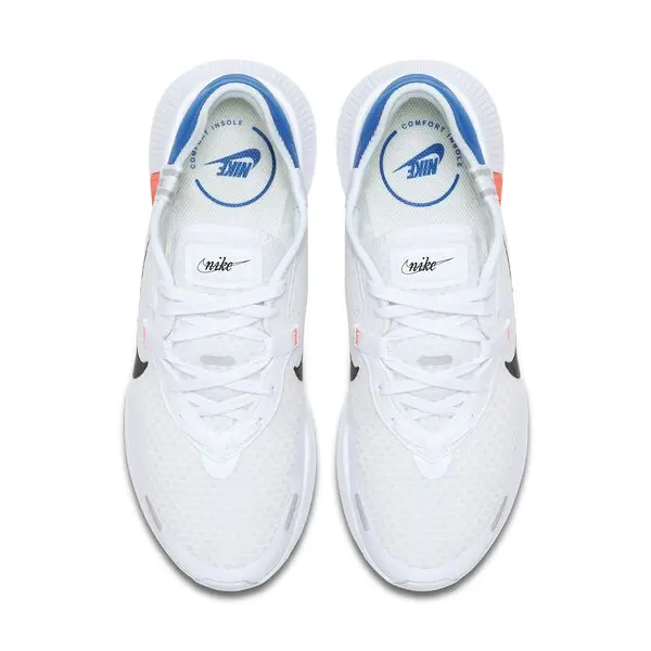Nike Reposto "white Flash Crimson" Sneakers - White/blue/red