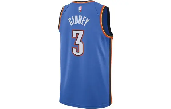 Nike Dri-fit Nba Oklahoma City Thunder Josh Giddey Icon Edition 2022/23 Swingman Jersey - None
