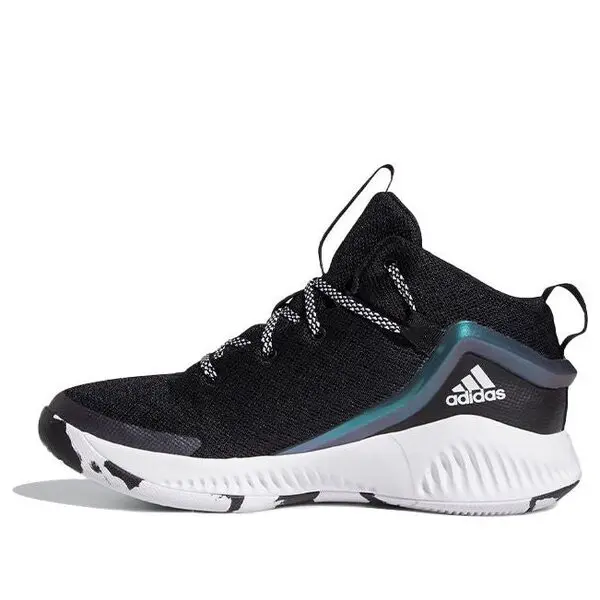 Adidas Lockdown J High Top Sneakers - Black/white
