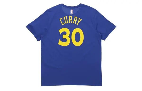 Nike Golden State Warriors Stephen Curry Basketball Jersey T-shirt - Blue