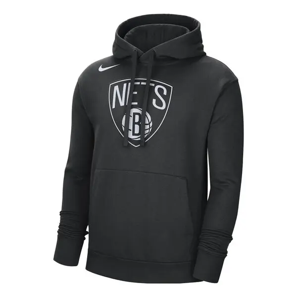 Nike X Nba Brooklyn Nets Fleece Hoodie - Black