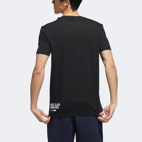 Adidas Round Neck Logo Short Sleeve