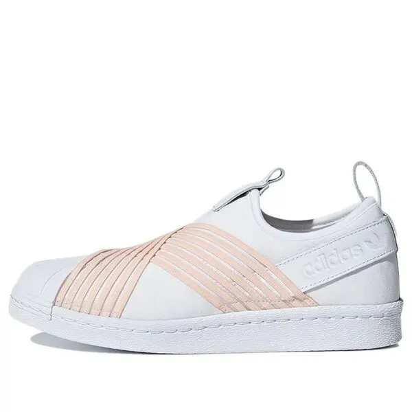 Adidas Superstar Slip On 'clear Orange - White/pink