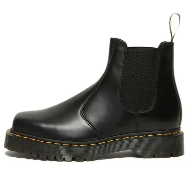 Dr. Martens 2976 Bex Squared Toe Leather Chelsea Boots - Black
