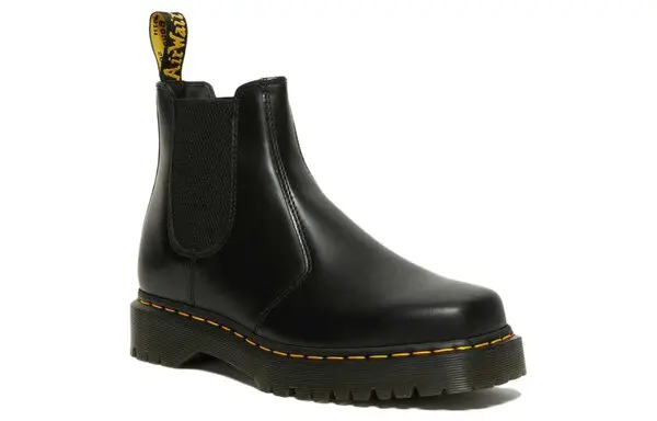 Dr. Martens 2976 Bex Squared Toe Leather Chelsea Boots - Black