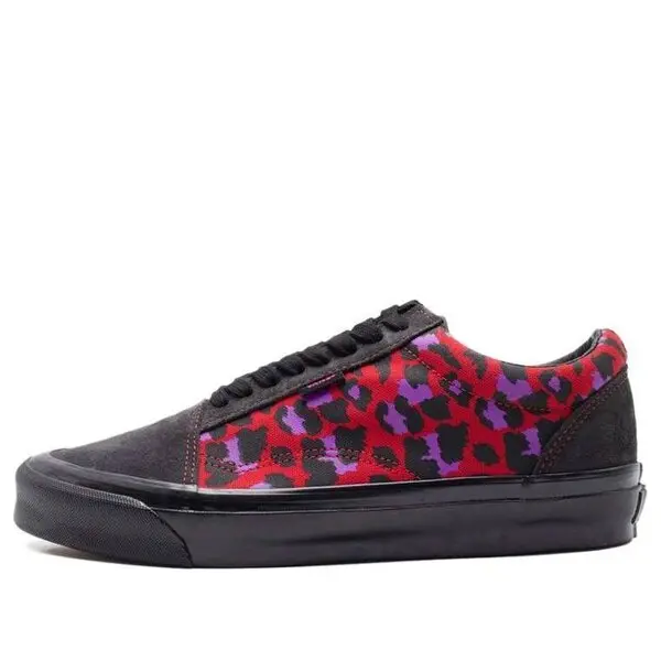 VANS Stray Rats X Vault Ua Old Skool Ns Og Lx "raven Racing Red - Black/red