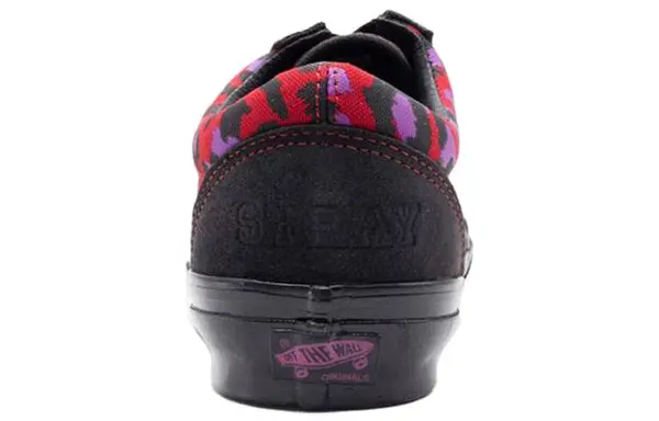 VANS Stray Rats X Vault Ua Old Skool Ns Og Lx "raven Racing Red - Black/red