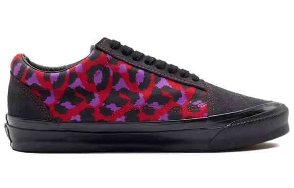 VANS Stray Rats X Vault Ua Old Skool Ns Og Lx "raven Racing Red - Black/red