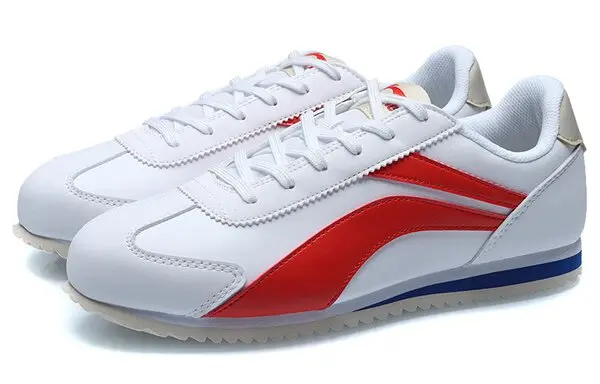 LI-NING 3k Classic Retro Sneakers - White/red/blue