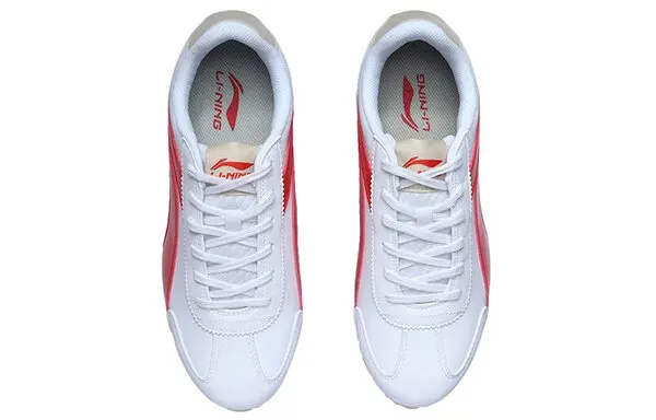 LI-NING 3k Classic Retro Sneakers - White/red/blue