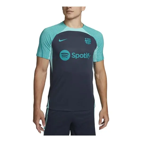 Nike Fc Barcelona 23-24 Strike Training Jersey - Navy
