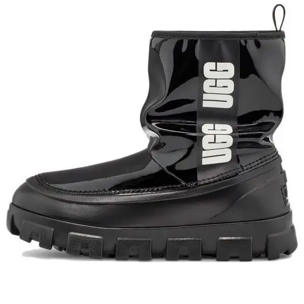UGG Classic Brellah Mini Boot - Black/white