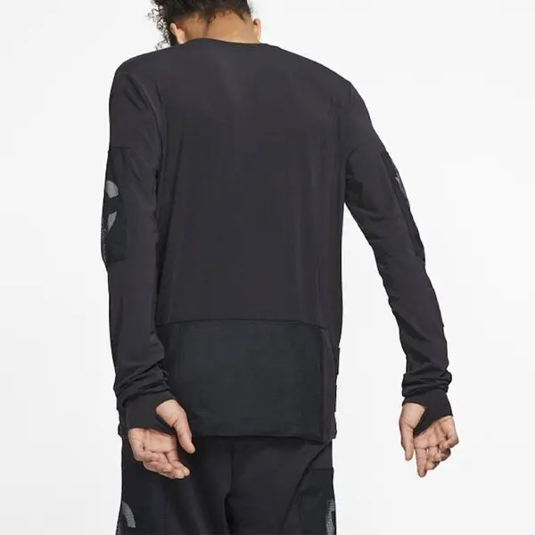 Nike Printing Splicing Sports Long Sleeve Pullover