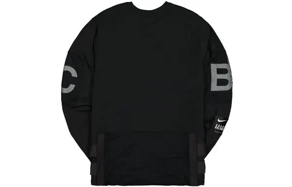 Nike Printing Splicing Sports Long Sleeve Pullover
