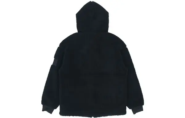 PUMA Lambswool Hooded Jacket With Logo Detail