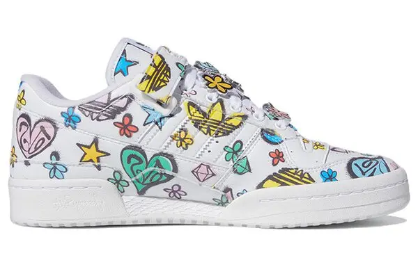 Adidas Jeremy Scott X Forum 84 Low "monogram" Sneakers