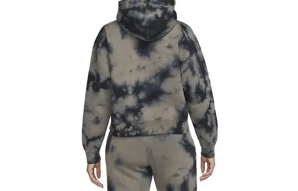 JORDAN Tie Dye Fleece Sports Hoodie - Tan