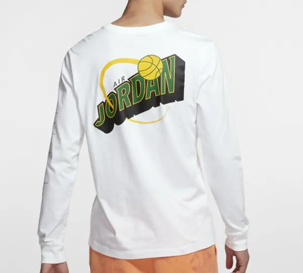 JORDAN Legacy Aj10 Alphabet Logo Long Sleeve Shirt