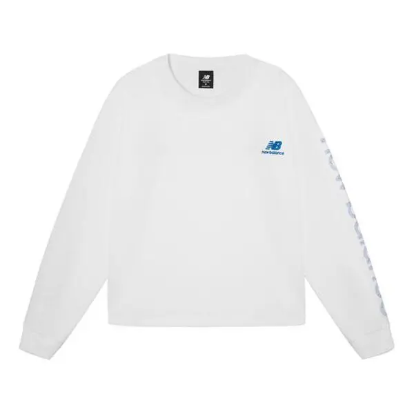 NEW BALANCE Letters Print Sleeve Sweatshirt
