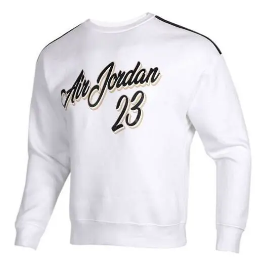 JORDAN 23 Remastered Plush Pull-over Sweatshirt - White
