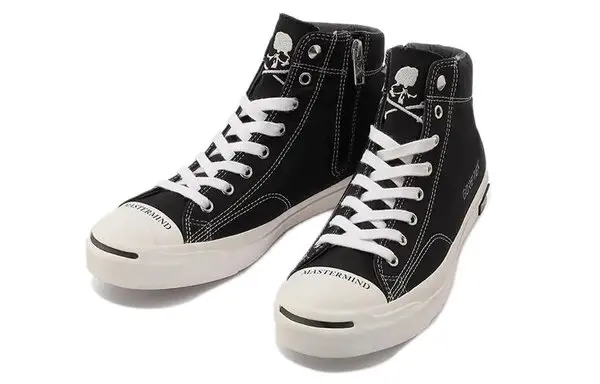 CONVERSE Mastermind Japan X Addict Jack Purcell High Top Sneakers - Black