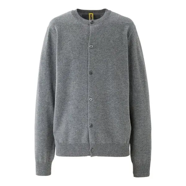 Onitsuka Tiger Knit Cardigan - Heather Grey