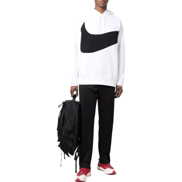 Nike Large Logo Print Pullover Hoodie