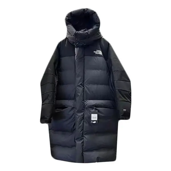 The North Face Logo Hooded Puffer Coat