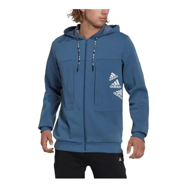 Adidas Brandlove Fleece Full-zip Hoodie