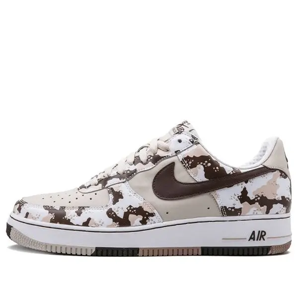 Nike Force 1 Low 'desert Chip Camo' Sneakers - Brown