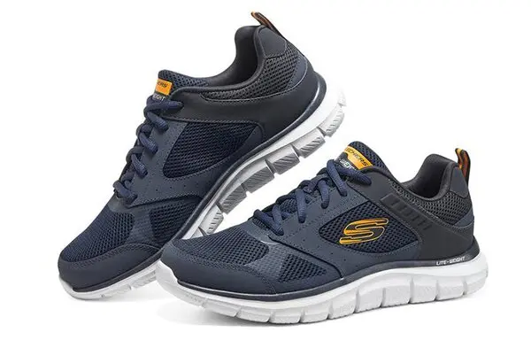 Sketchers Track Syntac Athletic Sneakers - Navy