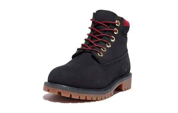 Timberland 6 Inch Premium Waterproof Lace-up Boots - Black/brown/red