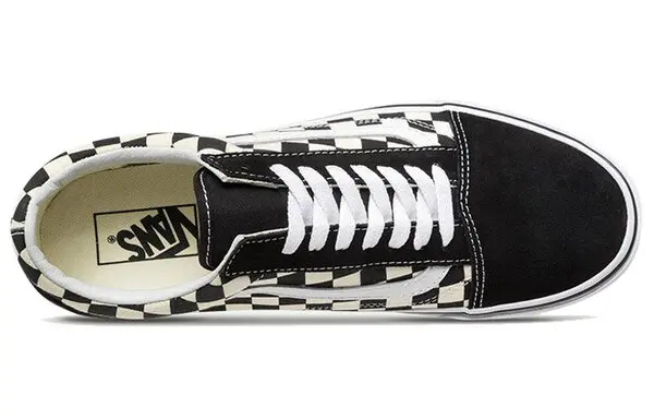 VANS Old Skool Gum Block Sneakers - Black/white/brown