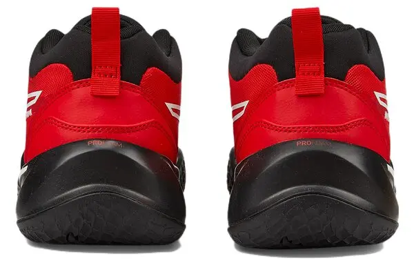 PUMA Playmaker Pro Basketball Sneakers - Black/red